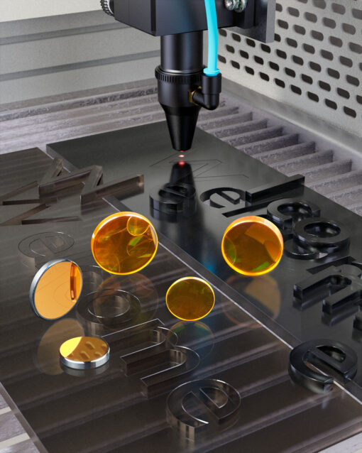 CO2 LASER OPTICS DESIGNED FOR CUTTING ACRYLICS - Laser Research Optics