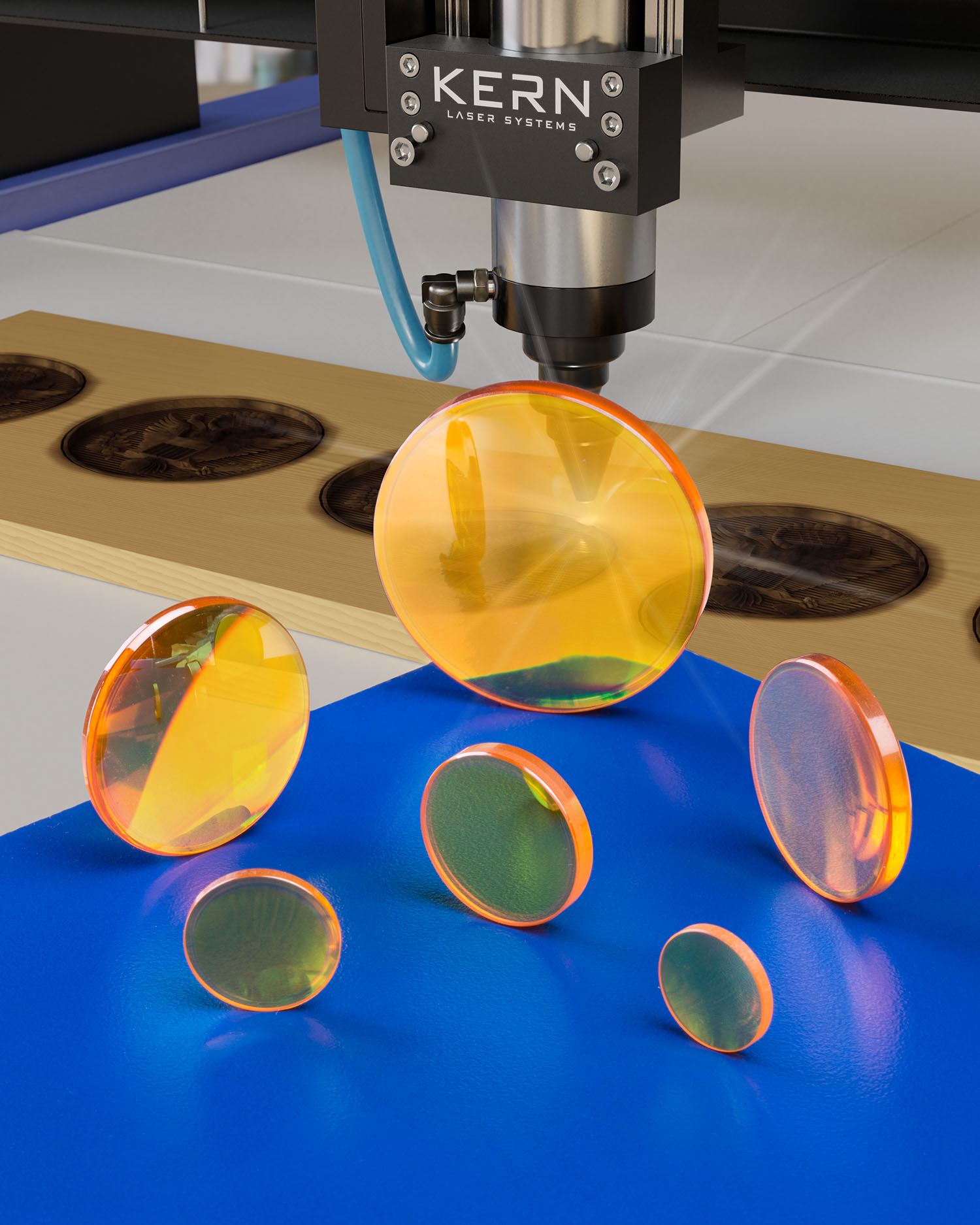 LENSES & MIRRORS ENHANCE PRINT DETAIL ON TROPHIES - Laser Research Optics
