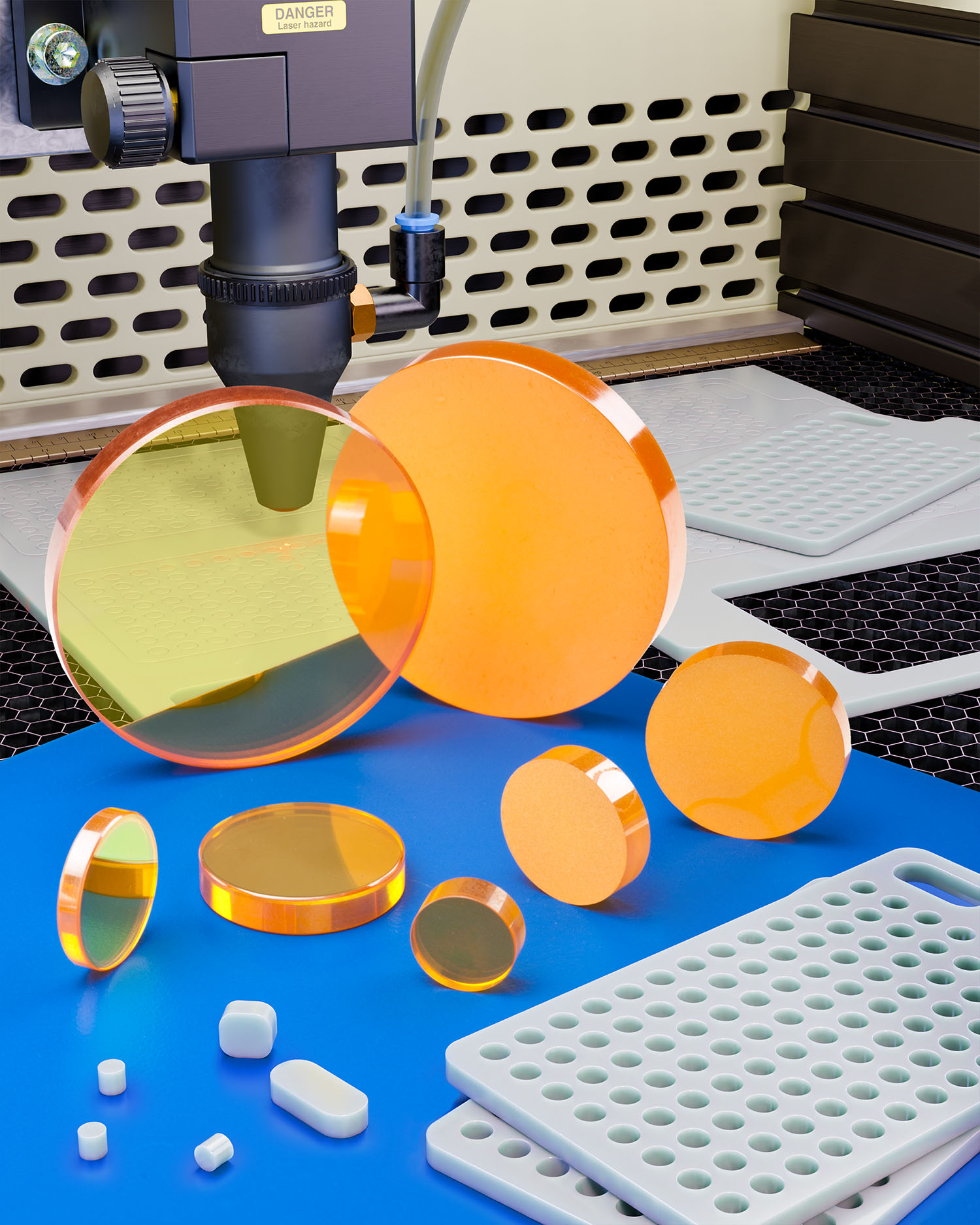 CO2 LASER LENSES FOR CUTTING PRECISION SEALS - Laser Research Optics